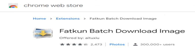 ᐅ • Fatkun Bulk Image Downloader Chrome