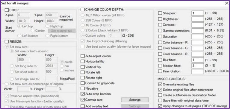 ᐅ • Bulk Image Resizer · IrfanView · Save Time and Money 💰